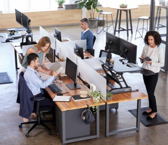 Standing Desk Topper - Best Office Chairs & Sit to Stand Desk Review