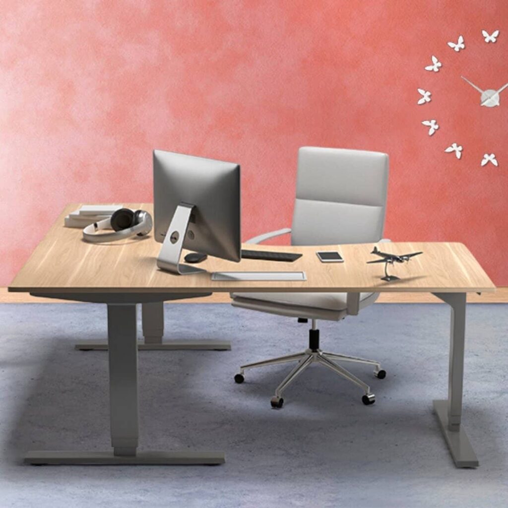 PROGRESSIVE AUTOMATIONS L Shaped Standing Desk review - The Corner ...