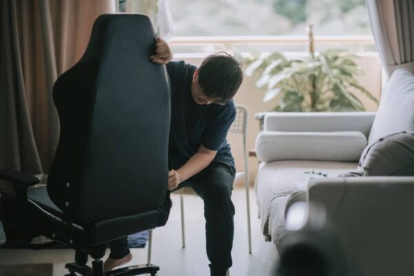 How to fix office chair sinking