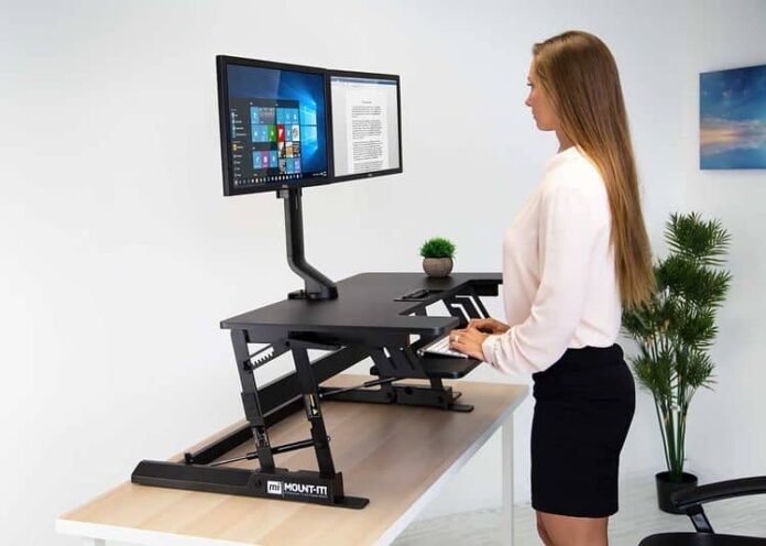 Top 9 Best Standing Desk Converters for a Spacious and More Stable ...