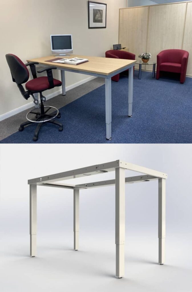 4-leg Standing Desks - the King for WFH office setup?