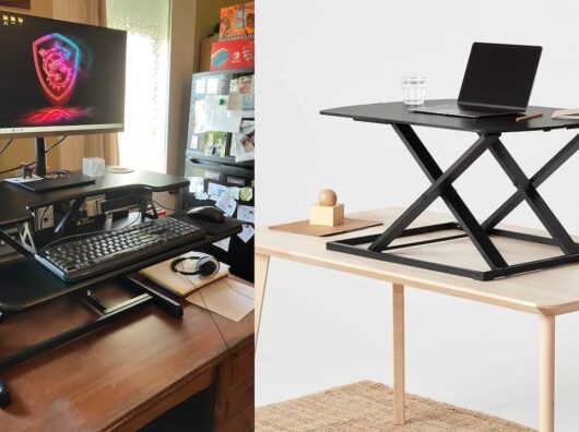 Standing Desk Topper - Bring everything you need for WFH